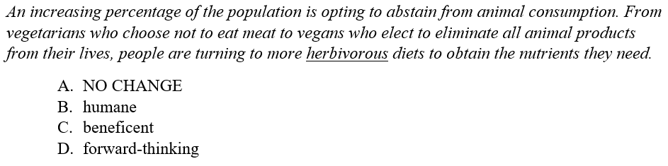 How to answer word choice questions on the SAT and ACT