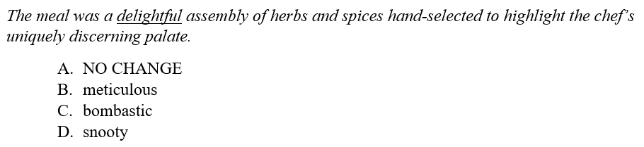 How to answer word choice questions on the SAT and ACT