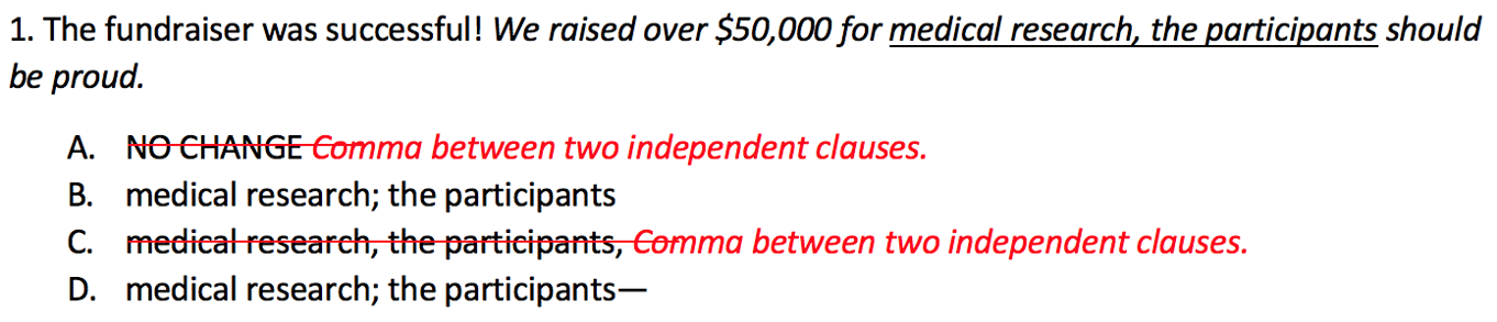 How to Approach Punctuation Questions on the SAT Writing Section