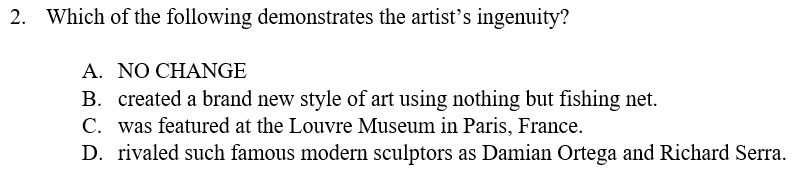 How to Answer Specific Purpose Questions