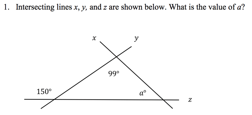 How to approach triangle questions on the SAT Math section