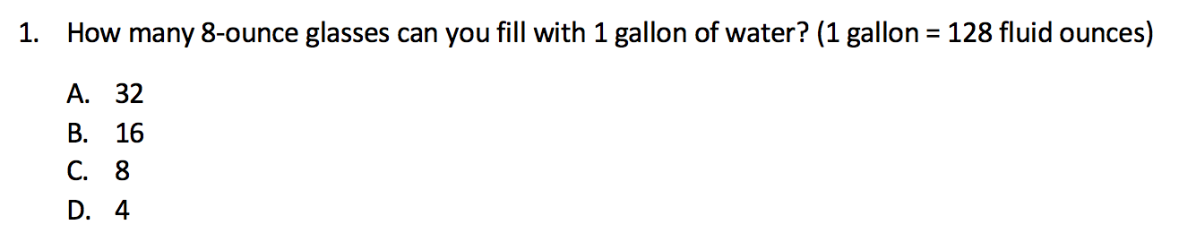 How to answer unit conversion questions on the SAT Math section